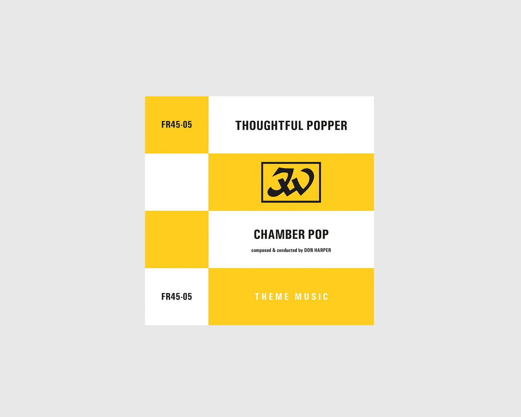 Don Harper - Thoughtful Popper / Chamber Pop (7”) – Golden Rules Shop