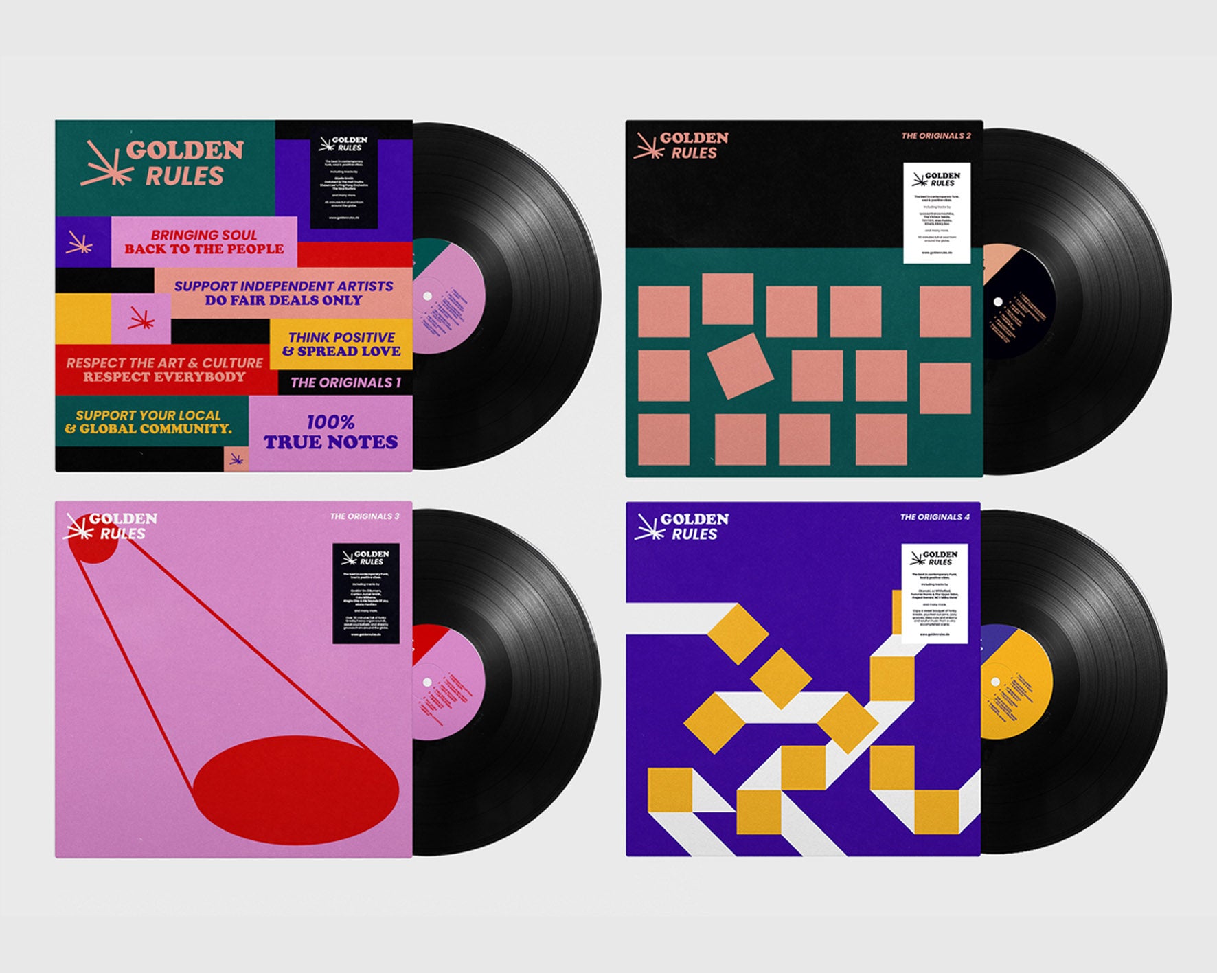 Golden Rules - The Originals 1-4 Bundle (LP) – Golden Rules Shop