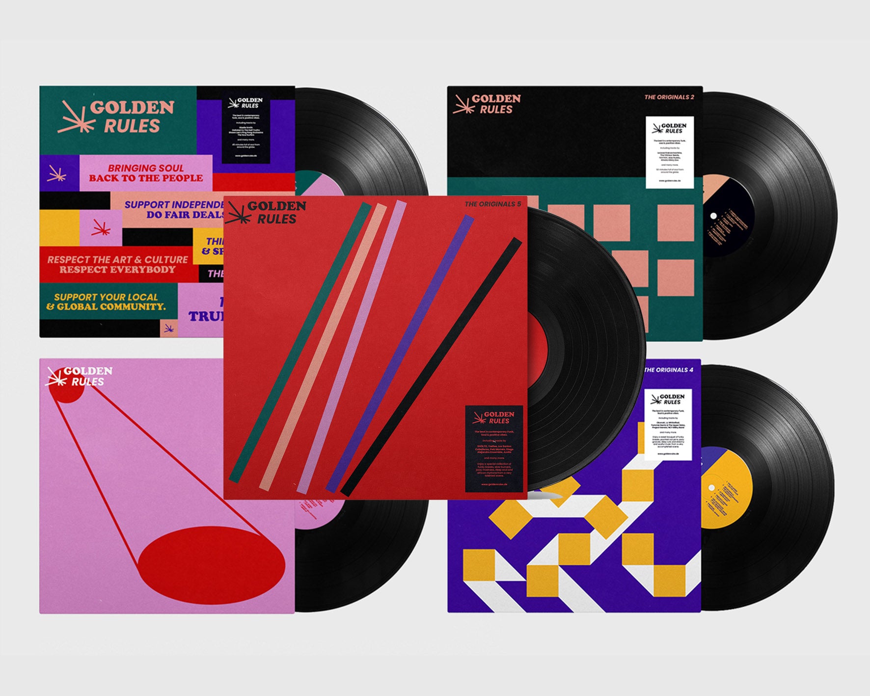Golden Rules - The Originals 1-5 Bundle (LP) – Golden Rules Shop